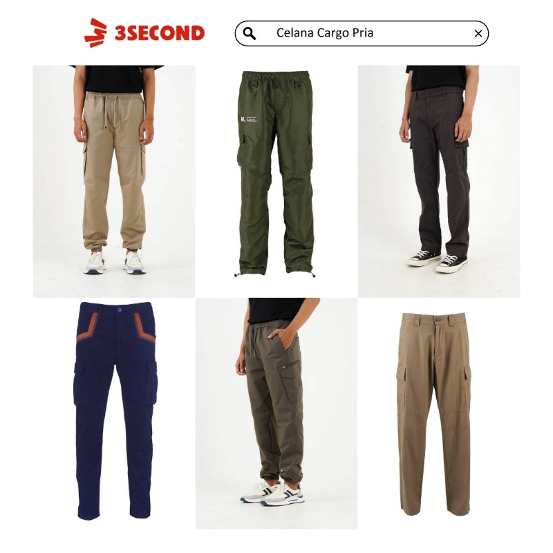 5+ Rekomendasi Celana Cargo Pria Kekinian yang Nyaman Dipakai - 3Second